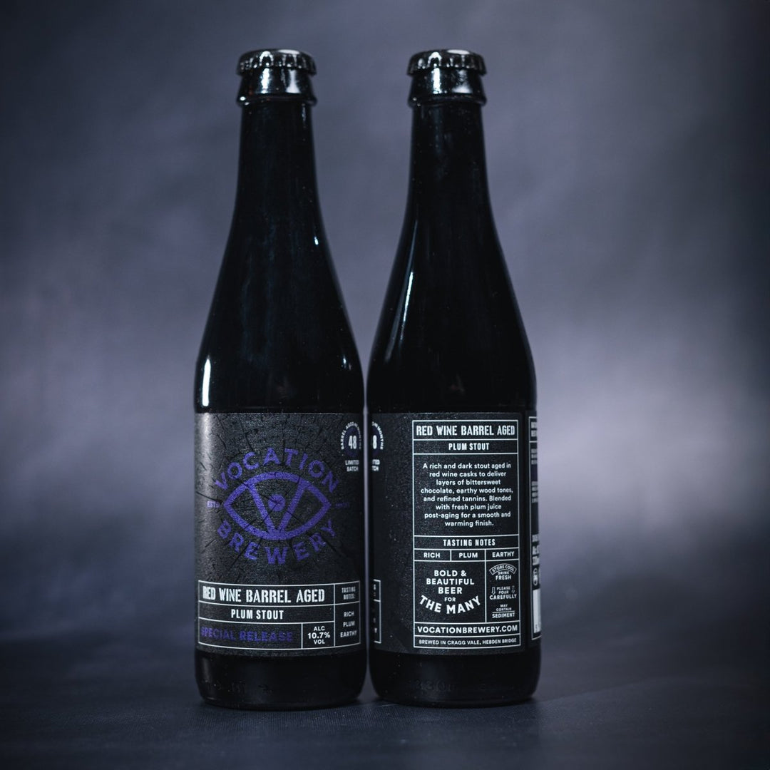 Imperial Plum Stout | 10.7% Red Wine Barrel Aged Beer | 330ml bottle ...
