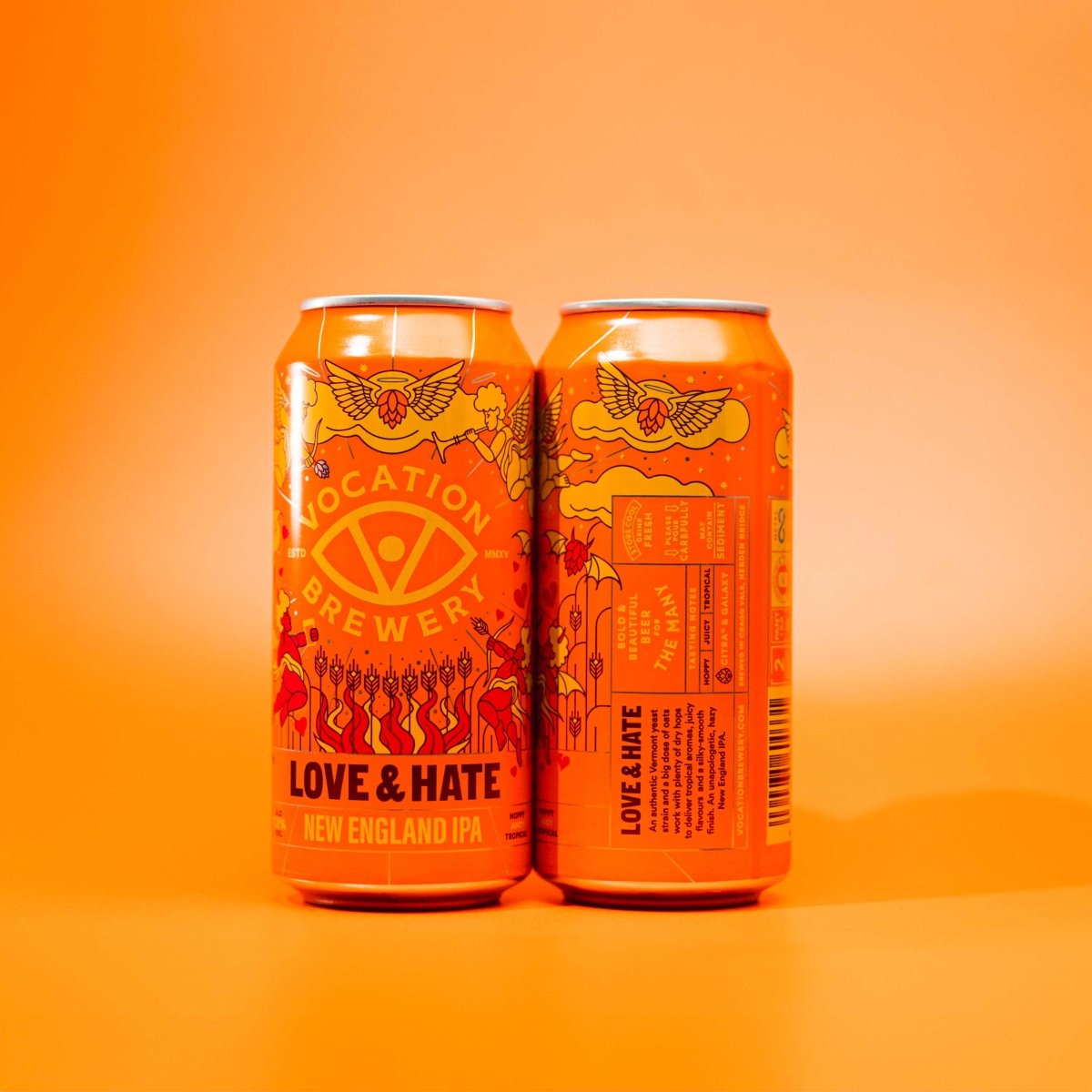 Love & Hate | 7.2% New England IPA 440ml – Vocation Brewery