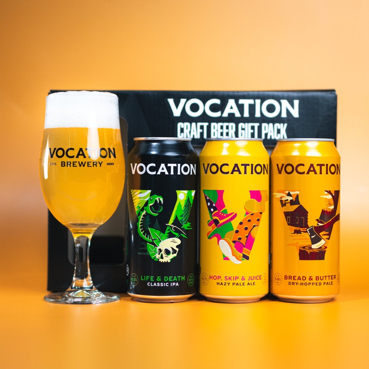 Vocation IPA Craft Beer Gift Set | 3 Cans & Glass – Vocation Brewery