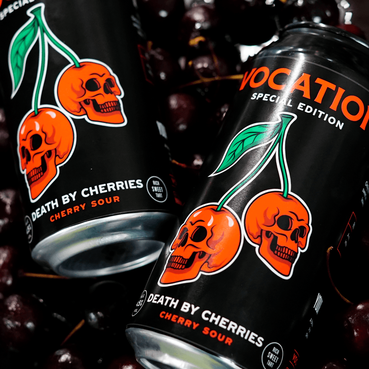 4.5% Cherry Sour Beer | Death By Cherries – Vocation Brewery