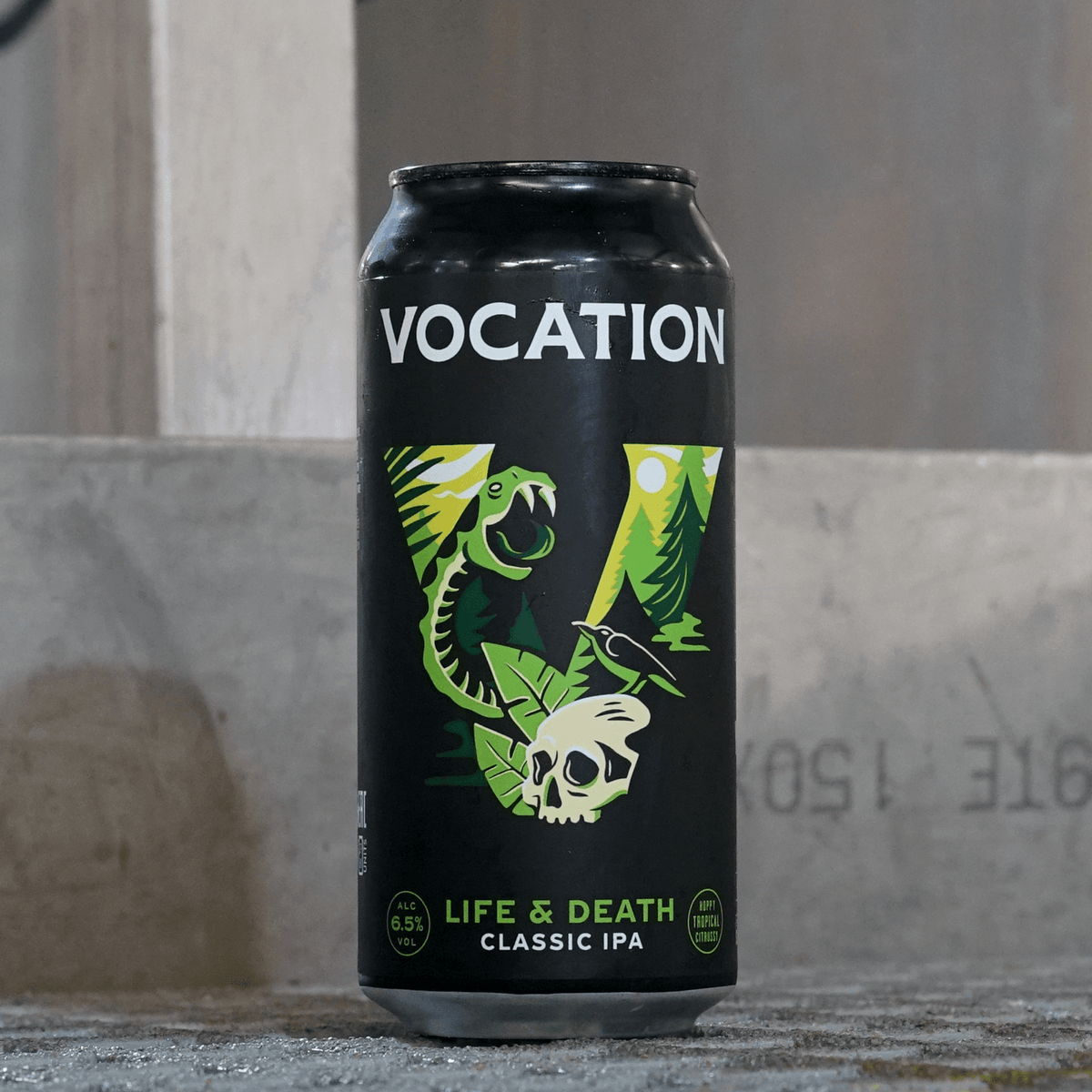 Life & Death 6.5% classic IPA from Vocation brewery 440ml – Vocation ...