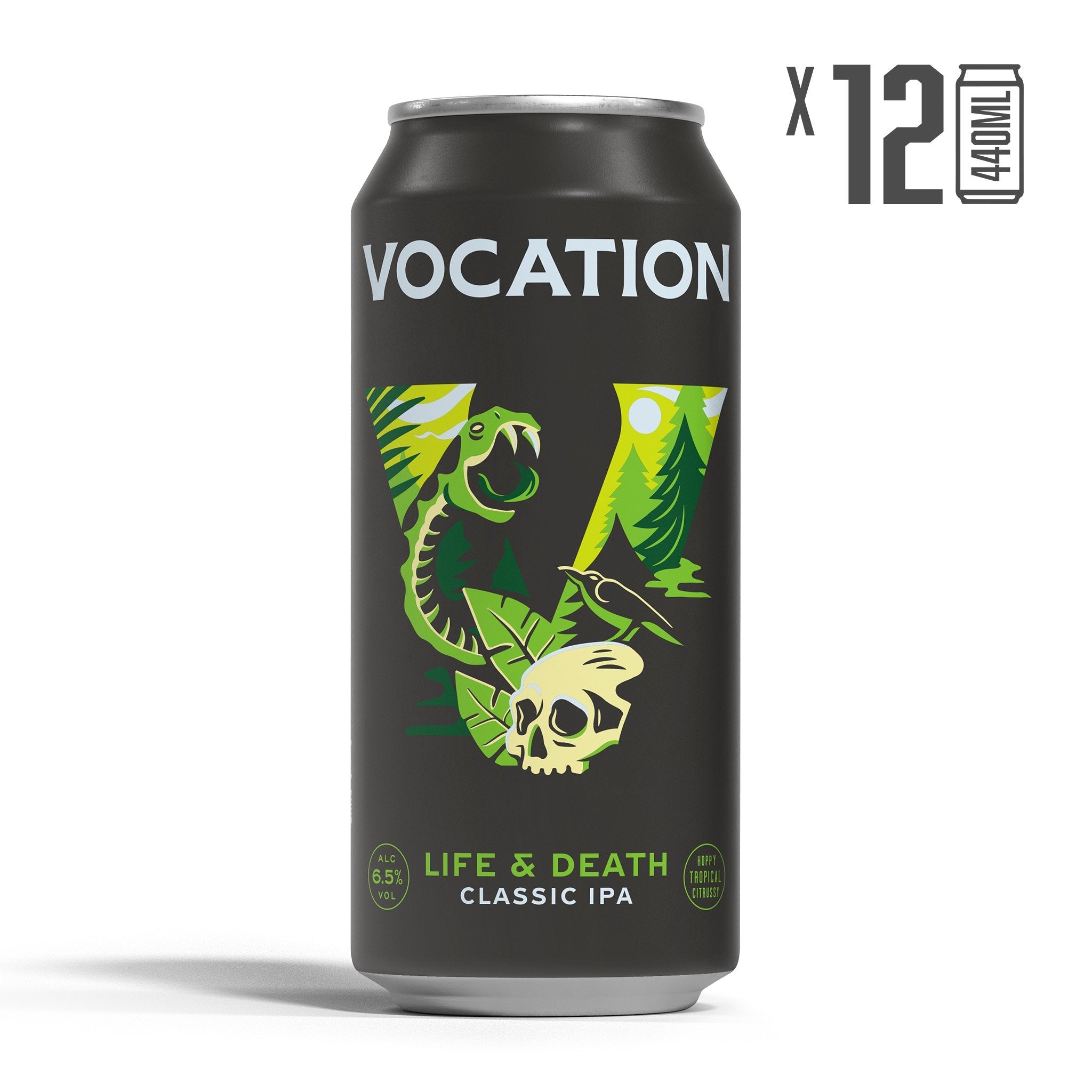 Life & Death 6.5% classic IPA from Vocation brewery 440ml – Vocation Brewery